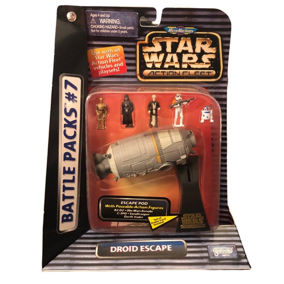 Star Wars | Toys | Star Wars Action Fleet Micro Machines Battle Pack 7 ...
